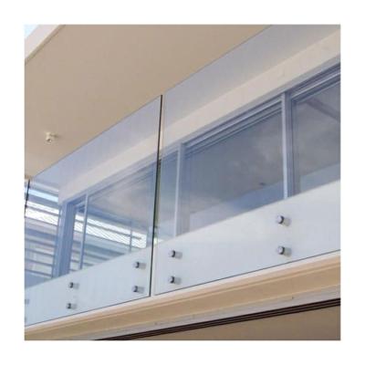 Cina French Polynesia square standoffs glass for patio standoff railing in vendita