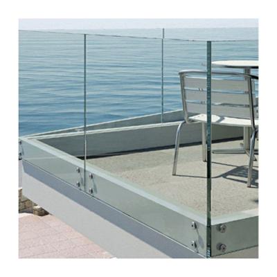 Китай Led designed panel standoff hardware steel glass balcony standoff railing продается