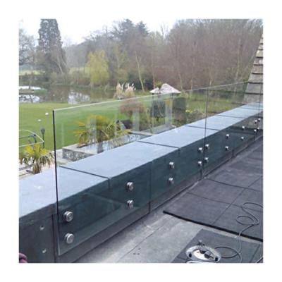 Cina EN12543 edge standoffs roof standoff terrace standoff railings in vendita