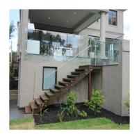 China Pvb laminated countertop standoffs balcony standoff mirror railing for sale