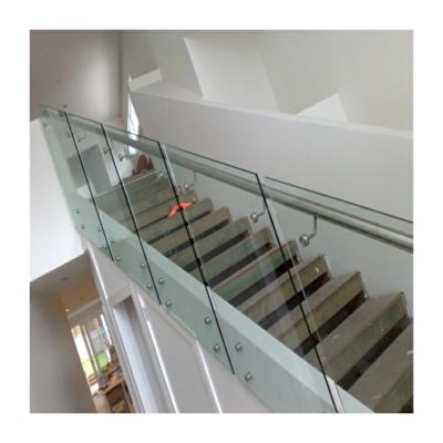 中国 Staircase railing Stainless Steel standoff balcony Glass balustrades handrails/glass handrails for stairs 販売のため