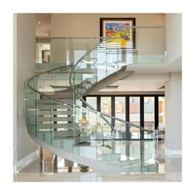 Cina Frameless Tempered Glass Balcony Railing With Clear Or Black Glass in vendita