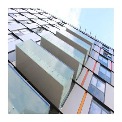 Cina Design Modern Balcony Side Rails Glass Railings Exterior For House in vendita