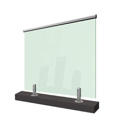 Cina Glass balustrade stainless steel fence spigots railing in vendita