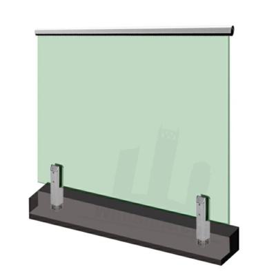 Cina Hot Sale Australia Terrace Glass Balustrade Stainless Steel Spigot Railing in vendita