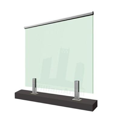 Cina Clear View Glass Railings Terrace railing designs balcony railing/decorative glass pool fencing in vendita