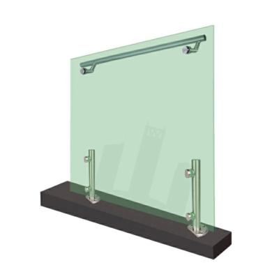 Cina Australia Clear View Glass Railings Terrace railing designs balcony railing frameless pool fence in vendita