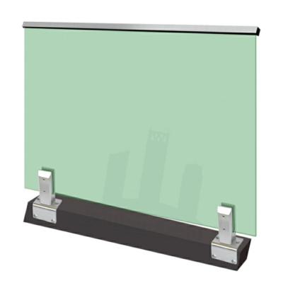 Cina Foshan Factory Diameter 42.4mm Stainless Steel Spigot Frameless Glass Balustrade System for Swimming Pool in vendita