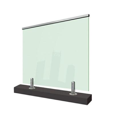 Cina Home use small quantity  Satin Finish Deck Railing Stainless Steel 316 Spigot Glass Railings in vendita