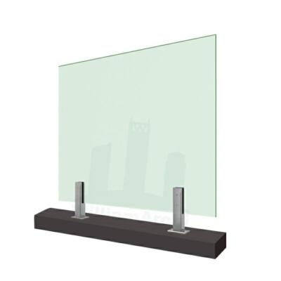 Cina Luxury swimming pool railing led spigot glass balustrade in vendita