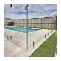 China Frameless glass railing hardware balustrade channel composite pool spigots railing for sale