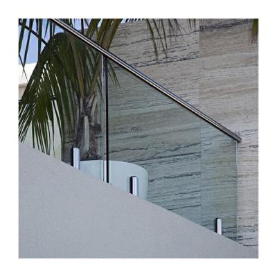 Cina Bahamas frameless glass spigots suppliers railing spigot glass railing cost per linear foot in vendita