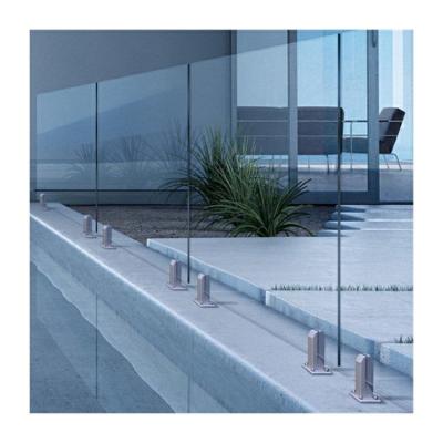 Cina Cyprus frameless glass spigots railing spigot glass baluster railing in vendita