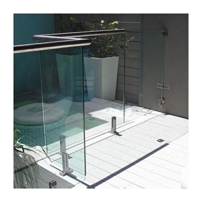 Cina Malawi core drilled spigots railing spigot glass pool safety fence in vendita
