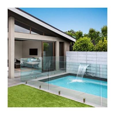 Cina Faroe Islands glass balustrade spigot fittings modern pool spigot fence in vendita