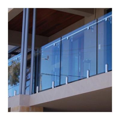 Cina Assured frameless glass balustrade spigots horizontal balcony spigot railing in vendita