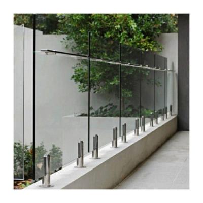 Cina Maldives spigots glass balustrade railing white balcony spigot railing in vendita