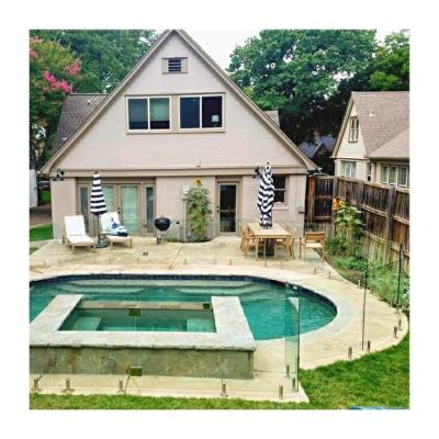 Cina Netherlands Antilles glass panel spigots railing external spigot glass balustrade in vendita