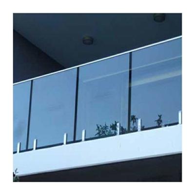 Cina Island glass balustrade spigot spacing contemporary balcony spigot railings in vendita