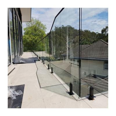 Cina Dominican Republic spigot glass railing system custom balcony spigot railing in vendita