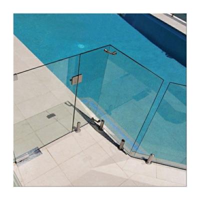 Cina Bermuda glass spigot railing cost of frameless spigot glass pool fencing in vendita