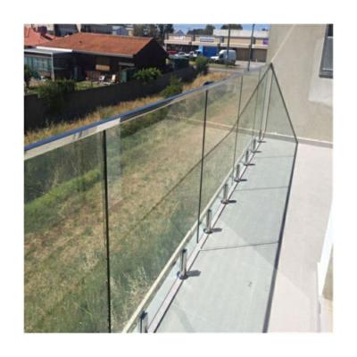 Cina Tome and Principe frameless glass fence spigots inside balcony spigot railing in vendita