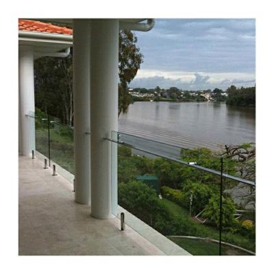 Cina Nigeria glass spigot clamps railing concrete balcony spigot railing in vendita