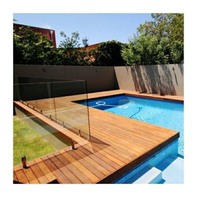 Cina Beautiful shape face mounted spigots railing cost of spigot glass pool fencing installed in vendita