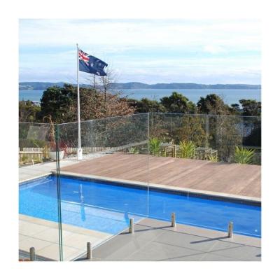 Cina Beautiful shape face mounted spigots railing cost of spigot glass pool fencing installed in vendita