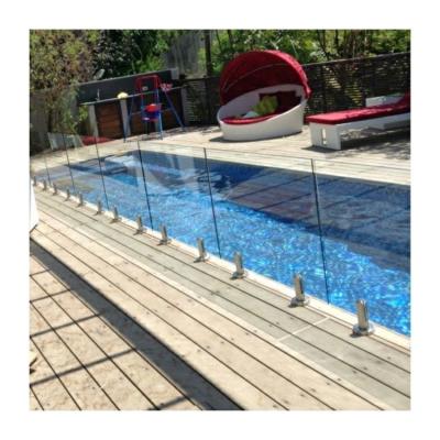 Cina Cayman Islands glass spigot clear spigot glass pool fencing in vendita