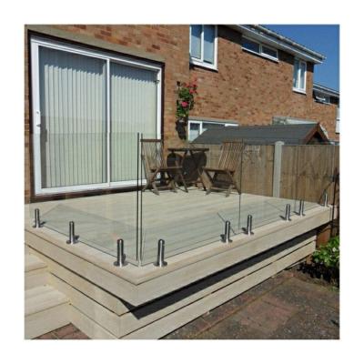 Cina Swaziland stainless steel glass spigot railing steel spigot railing for terrace in vendita
