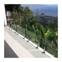 China Discount face mounted spigots railing front balcony spigot railing for sale