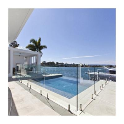 Cina Netherlands black glass spigots metal pool spigot fence in vendita