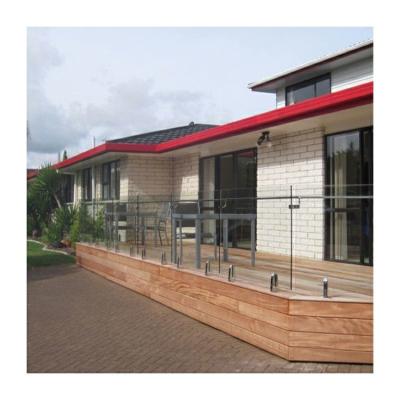 Cina Niger glass spigot clamps railing affordable deck spigot railing in vendita