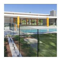 China Cyprus spigot glass railing system glasses for pool for sale