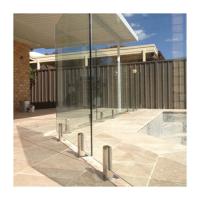 China Cyprus spigot glass railing system glasses for pool for sale