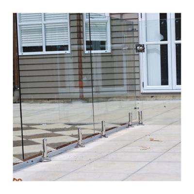 Cina Equatorial Guinea frameless glass spigots spigot railing of terrace in vendita