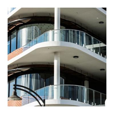 Cina Special offer spigot baluster spigot glass terrace railing in vendita