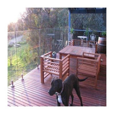 Cina Sudan spigots glass guardrail railing mid century deck spigot railing in vendita