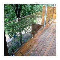 China Durable glass with spigot railing basic deck spigot railing for sale