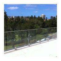 China Durable glass with spigot railing basic deck spigot railing for sale