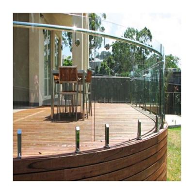 Cina Zambia glass balustrade spigot fittings railing deck spigot railing boards in vendita