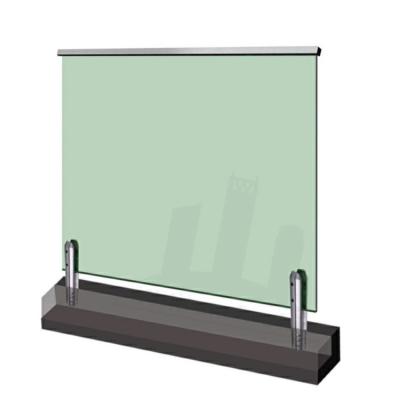 Cina Glass balustrade brisbane glass balcony railing spigots balustrade railing in vendita