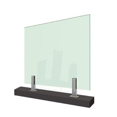 Cina Glass balcony fixings balustrade systems spigot pool fence in vendita