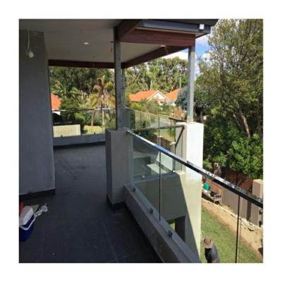 Cina Pool Spigot Glass Railing Balcony Decking Panels 60*60mm Exterior in vendita