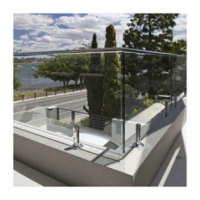 Cina Honduras frameless glass balustrade spigots roof spigot guardrail in vendita