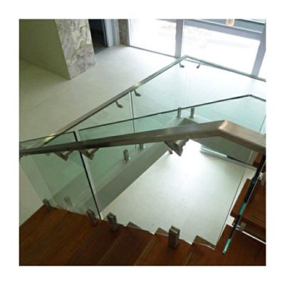 Cina Frameless Pool Spigot Glass Railing With Stainless Steel Balustrade Clamps in vendita
