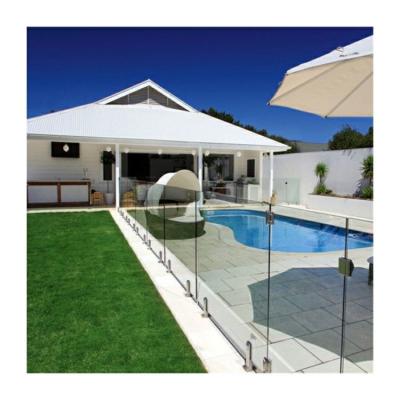 Cina Frameless Pool Spigot Glass Railing With Stainless Steel Balustrade Clamps in vendita