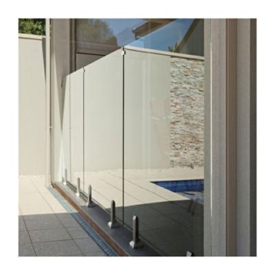 Cina SS 316 Spigot Glass Railing Villa Residential Outdoor Balcony Fence Railings in vendita