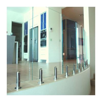 Cina SS 316 Spigot Glass Railing Villa Residential Outdoor Balcony Fence Railings in vendita